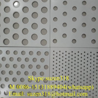 perforated metal sheet facades / decorative perforated plastic sheet