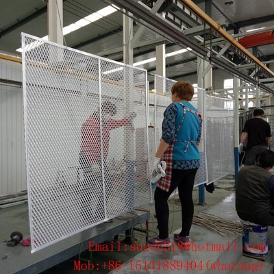 aluminum expanded metal mesh for window screen partition decoration