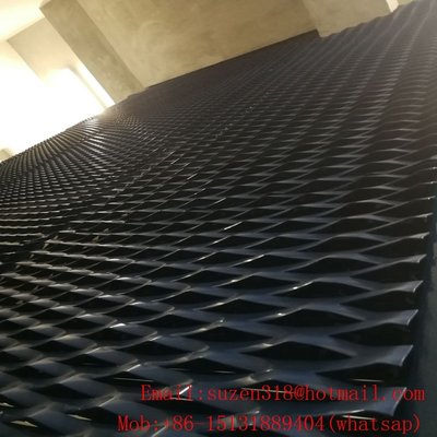 oem aluminum decorative expandable sheet metal architectural mesh