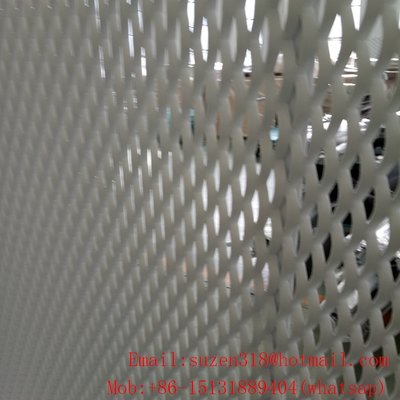 oem aluminum decorative expandable sheet metal architectural mesh