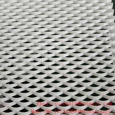 oem aluminum decorative expandable sheet metal architectural mesh