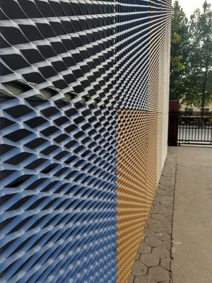 2m width stretch aluminium net expanded metal / 4x8 expanded metal lowes