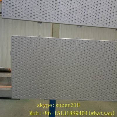 aluminum powder coating white perforated metal sheet panels for walls