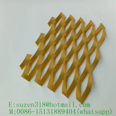 powder coated aluminum expanded metal for interior ceiling design