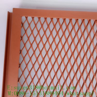powder coated aluminum expanded metal for interior ceiling design