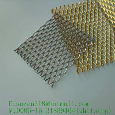 powder coated aluminum expanded metal for interior ceiling design