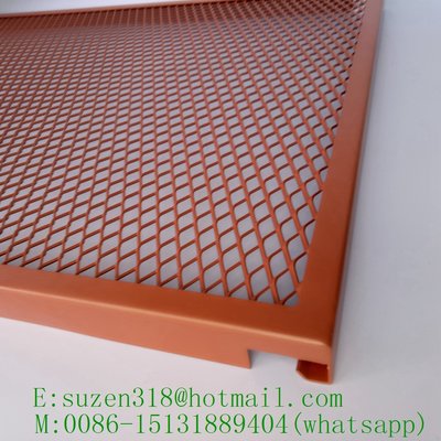 powder coated aluminum expanded metal for interior ceiling design