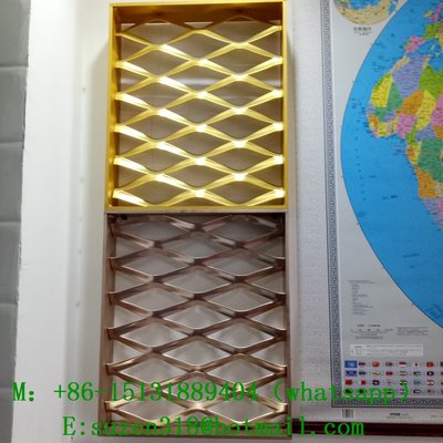 expanded aluminum metal mesh cladding / expanded aluminum mesh