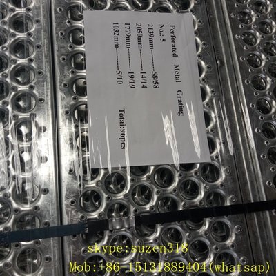 metal steel grating /  metal anti skid stair step for  scaffolding