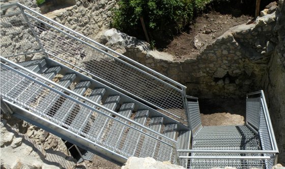 fuel tank roofing walkway gratings / fuel tank  safety walkway step stairs