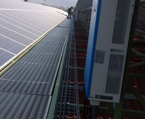 solar panel roof aluminum safety walkways step stair 6m length