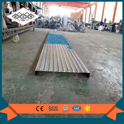 solar panel perforated aluminum metal flooring use roof walkways