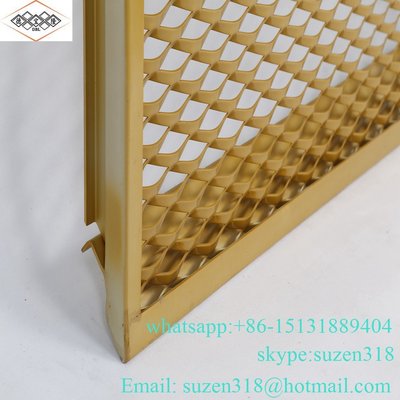 exterior curtain wall  powder coating aluminum expanded panel