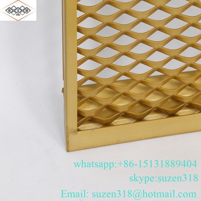 exterior curtain wall  powder coating aluminum expanded panel