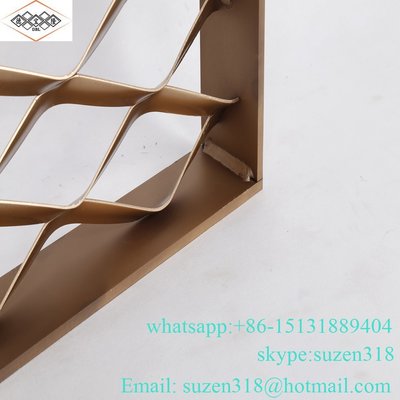 3.0mm diamond aluminum expanded metal mesh supplier from China