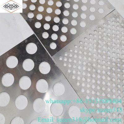 1mm round hole aluminum powder coating perforated metal panel