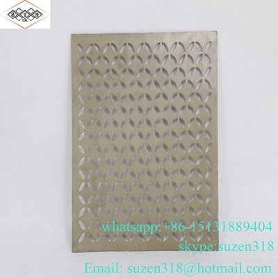 1mm round hole aluminum powder coating perforated metal panel