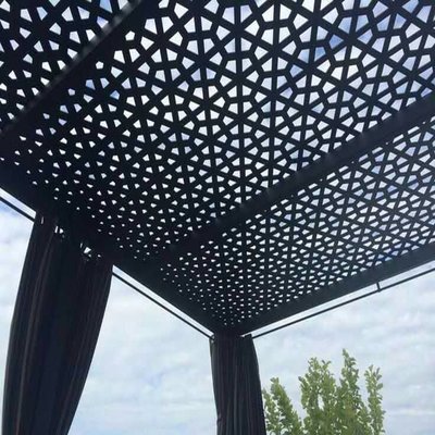 privacy garden powder coating room divider laser cut screens