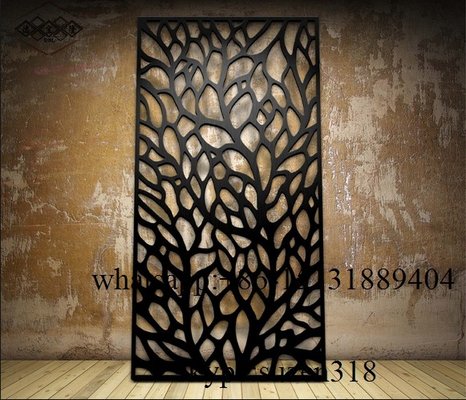 privacy garden powder coating room divider laser cut screens
