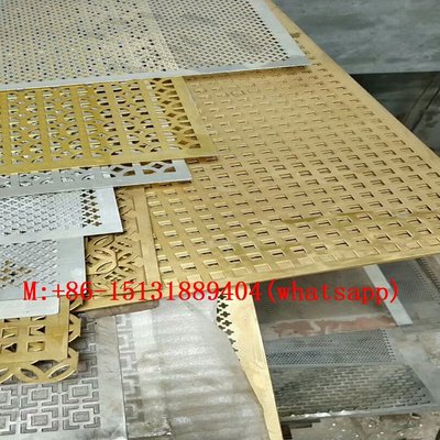 aluminum white hexagonal hole perforated metal sheet screen