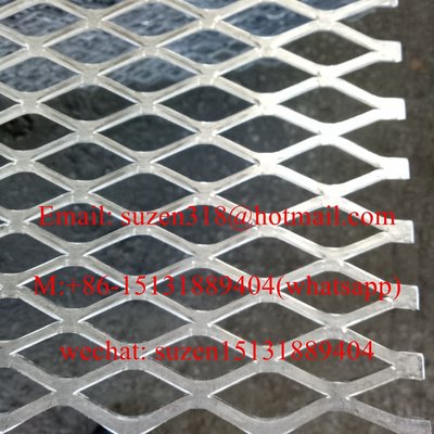 1.22*2.44m size steel expanded metal / flattened expanded metal