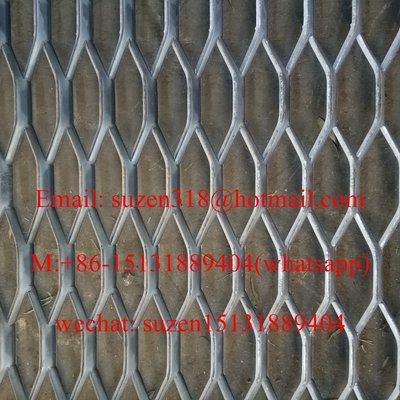 1.22*2.44m size steel expanded metal / flattened expanded metal