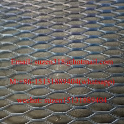1.22*2.44m size steel expanded metal / flattened expanded metal