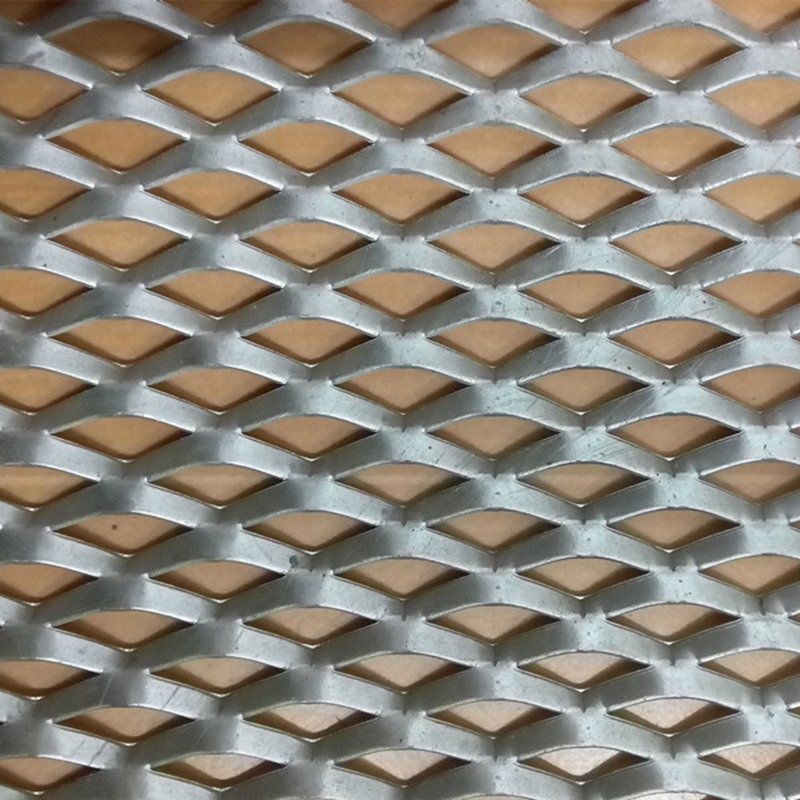 aluminum expanded metal mesh facade cladding systems for decoration