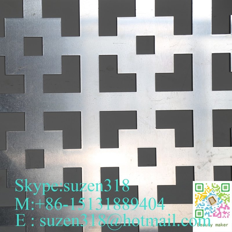 aluminum perforated hole acp sheet facade wall cladding decoration