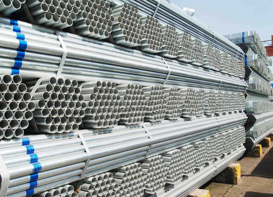 High Precision Welding Galvanized Steel Pipe Square / Rectangular / Round Shape/galvanized seamless steel pipe