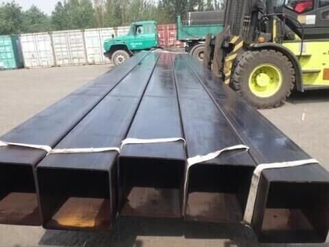 MS galvanized steel pipe/ galvanized hollow section/EN10219 S355JR steel tube for construction/50x50 Hollow Section
