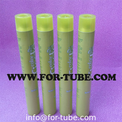 Aluminum Collapsible Cosmetic Tube for Hair Dye Cream
