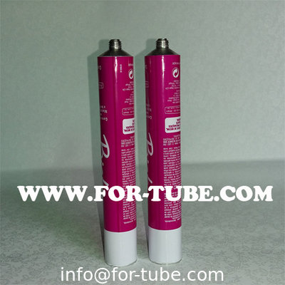 Collapsible Aluminum Cosmetic Tube for Coloring Cream