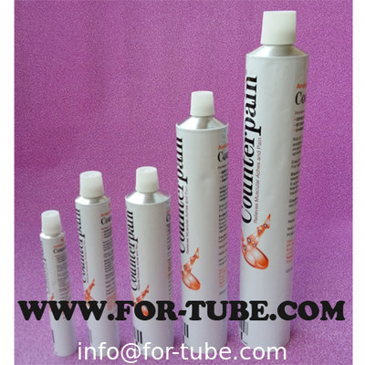 Collapsible Aluminum Pharmaceutical Tubes for Foot Treatment