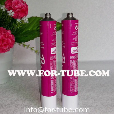 Aluminum Collapsible Tubes with 6 Colors Printing for Colorant Cream