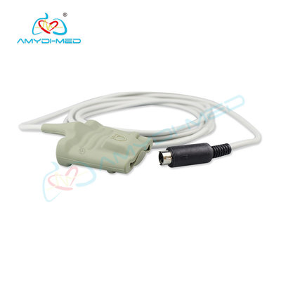 Factory Price of Schiller 7 Pin Animal Veterinary Clip SpO2 Sensor ,Adult Finger Tip spo2 probe