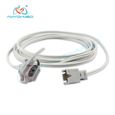 Hot Selling Hospital Medical Monitor Cable , 3m DB9 9 pin spo2 sensor