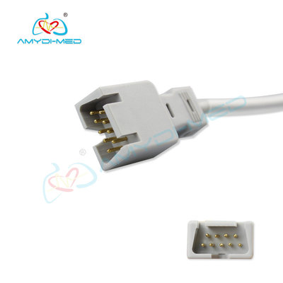 Hot Selling Hospital Medical Monitor Cable , 3m DB9 9 pin spo2 sensor