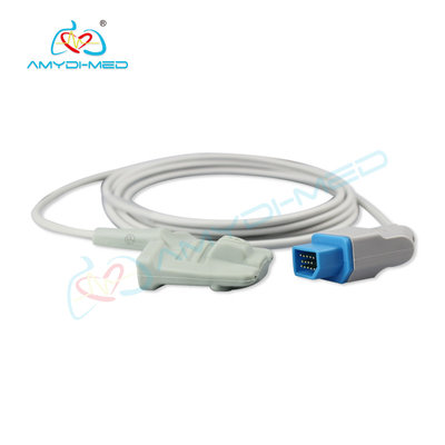 NIHON KOHDEN BSM 4101 Trapezoid 15 pin  3m  Adult Finger Tip Spo2 Sensor