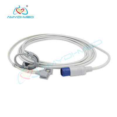 CE ISO13485 Approved Medical Cables Reusable Adult Neonate SpO2 Sensor Oximeter Monitor