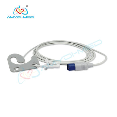 3Foot Medical Reusable Adult Veterinary Tongue /Ear Clip SpO2 Sensor Probe 3m 8pin M4735A