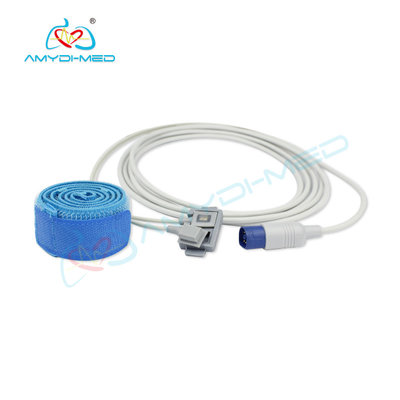 Health care Adult / animal ear clip/ forehead SpO2 sensor,10ft,8 pin with high quality
