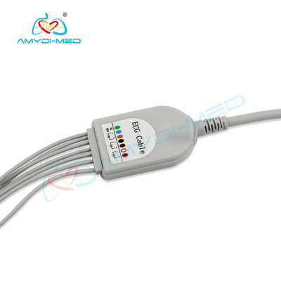 Biomedical 7 leads ekg cable with leads ,ecg cable for patient monitor