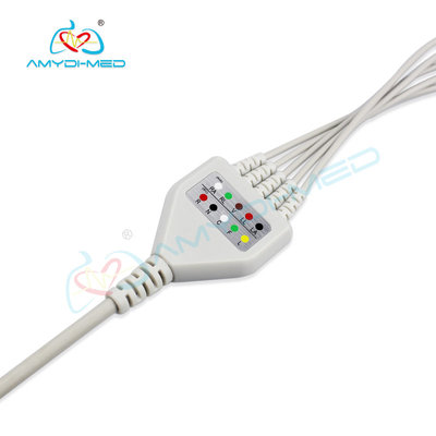 ECG cable with 5 clip lead wires for FUKUDA DENSHI Expert DS5400 patient monitor