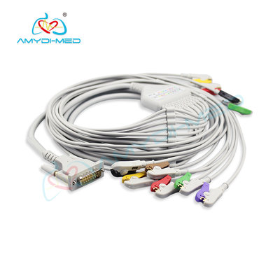 NIHON KONDEN DB15P ekg cable ,ecg cable for patient monitor,monitor cable