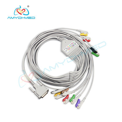 NIHON KONDEN DB15P ekg cable ,ecg cable for patient monitor,monitor cable