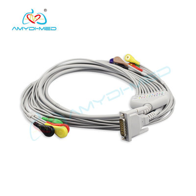 NIHON KONDEN DB15P ekg cable ,ecg cable for patient monitor,monitor cable