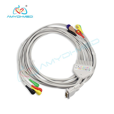 NIHON KONDEN DB15P ekg cable ,ecg cable for patient monitor,monitor cable