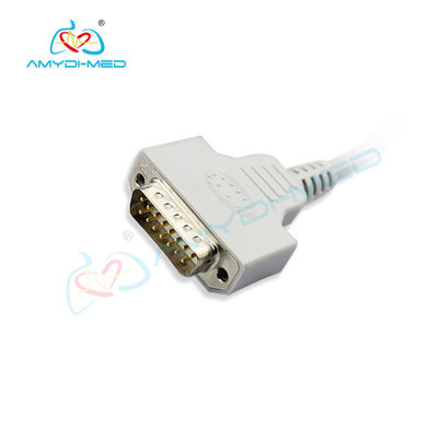 FUKUDA DENSHI DB15P ekg cable with leads ,ecg cable for patient monitor