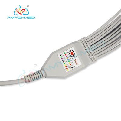 FUKUDA DENSHI DB15P ekg cable with leads ,ecg cable for patient monitor